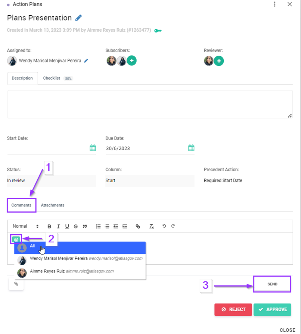 How to mention users with “@” on Atlas? – Atlas Governance